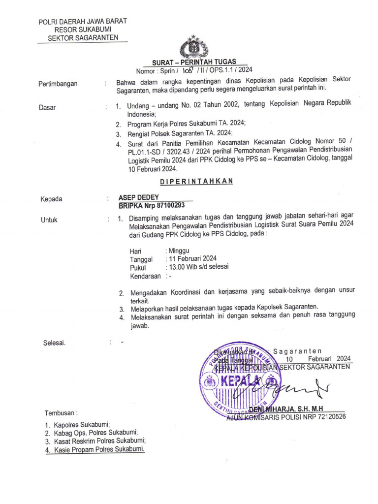 Bripka Asep Dedey | PDF