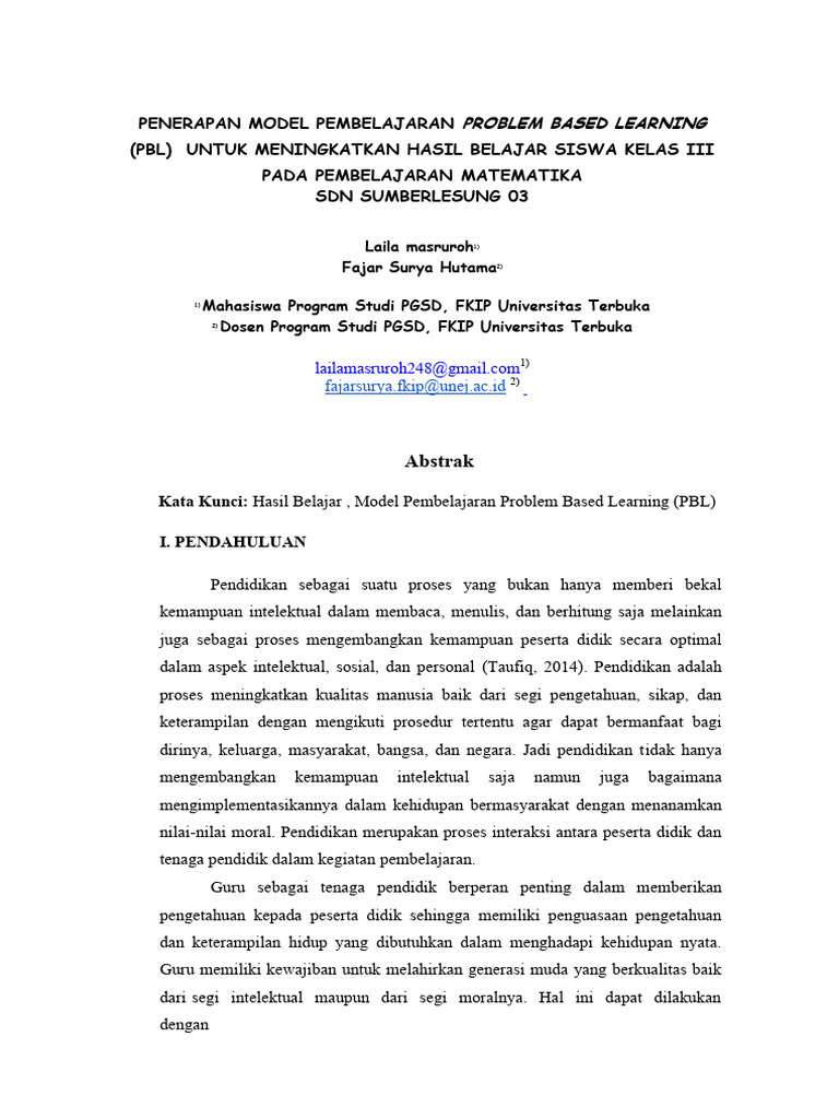 TT2 - Karya Ilmiah - Laila Masruroh - 4 | PDF | Karier & Perkembangan