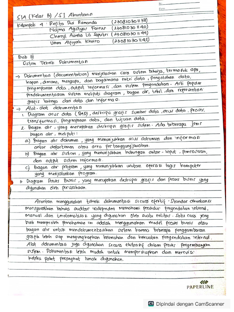 Resume SIA BAB 3 | PDF