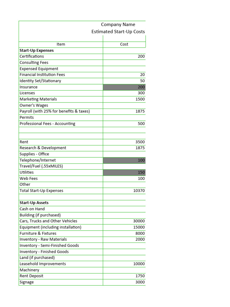 Financial Plan Templates Part3 | PDF | Expense | Net Worth