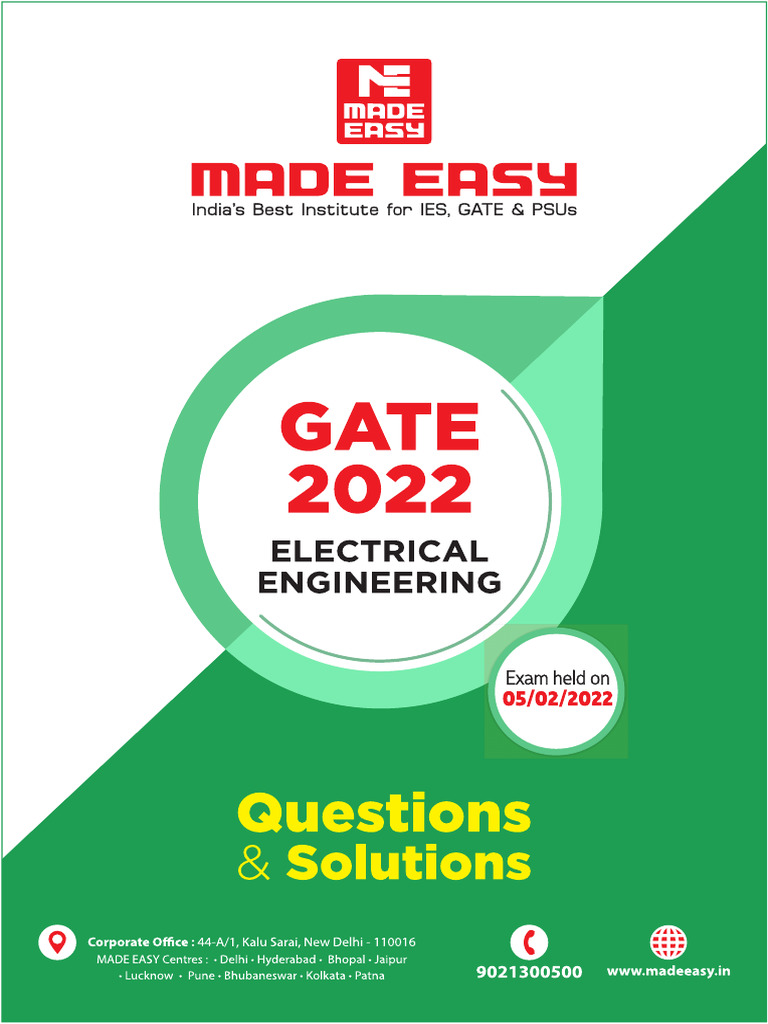 320ufrep EE GATE-2022 | PDF