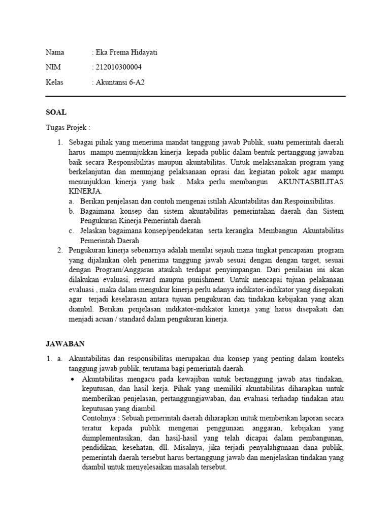 UTS. Genap 2024 | PDF