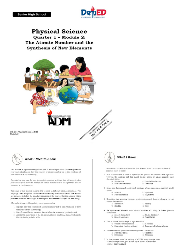 Lesson 2 - Physical Science - Module 2 | PDF