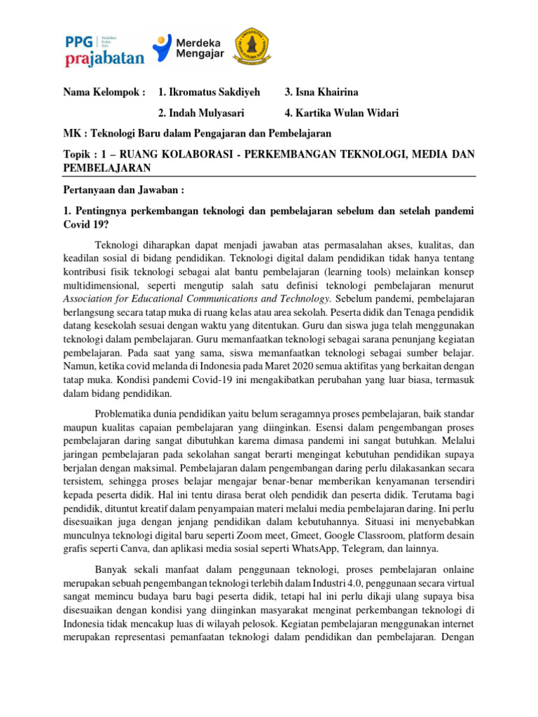 Teknologi Baru dalam Pembelajaran | PDF