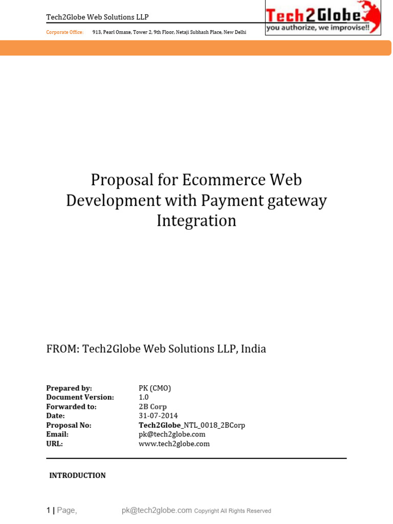 Tech2Globe NTL Ecomm 0000 | PDF | World Wide Web | Internet & Web