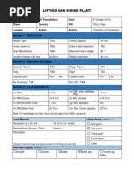 Lifting Plan Form Xls | PDF | Crane (Machine)
