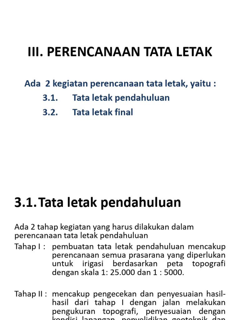 Rencana Tata Letak | PDF
