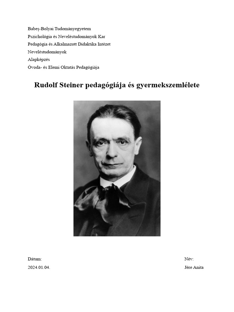 Rudolf Steiner | PDF