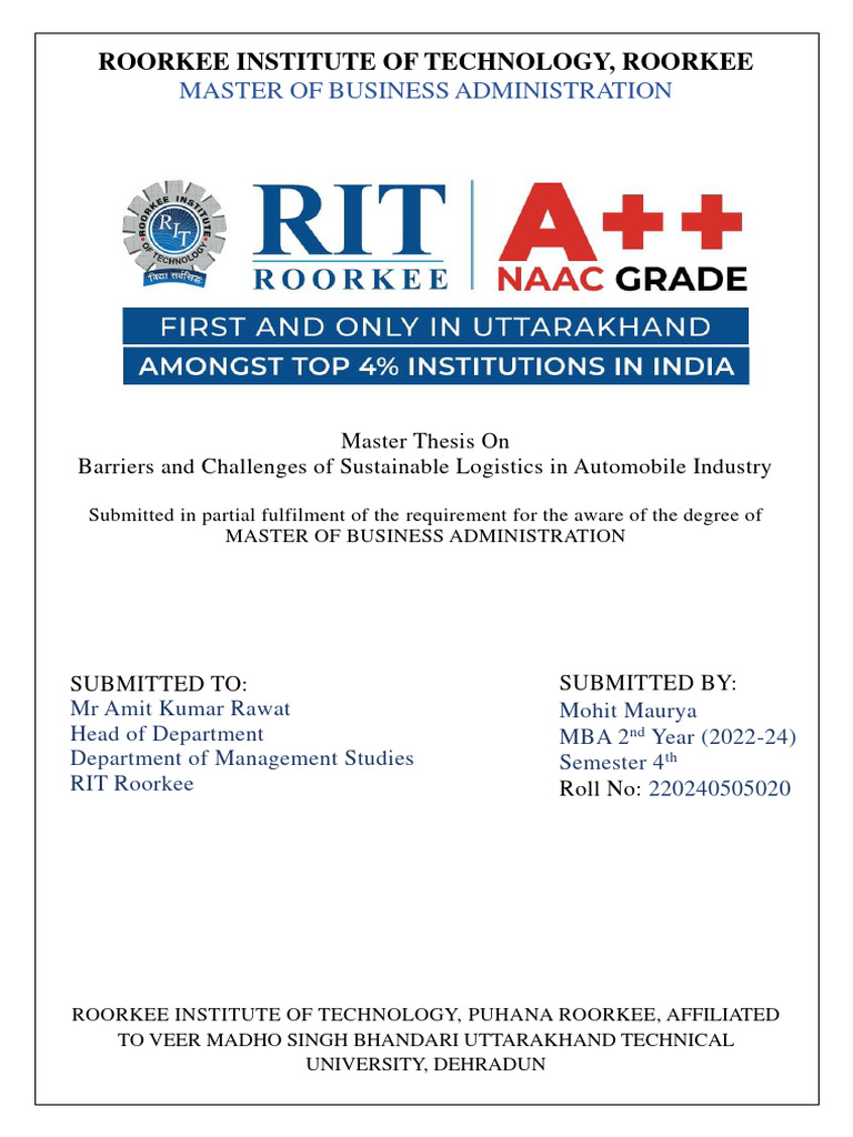 Thesis Paper Pdf Sustainability Sampling Statistics 3882