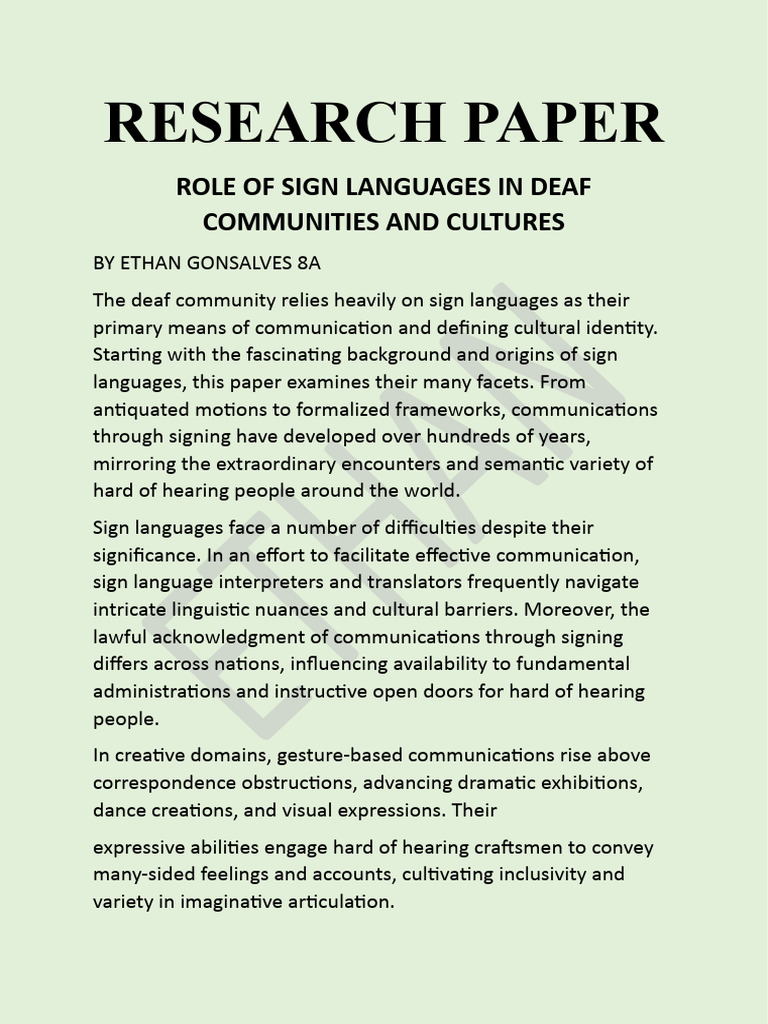 RESEARCH PAPER | PDF