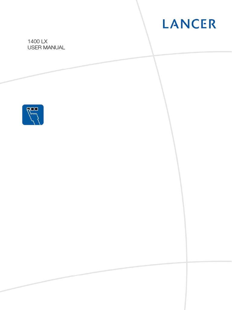 Lancer Glass-Washer 1400LX Manual | PDF | Washing Machine | Printer ...