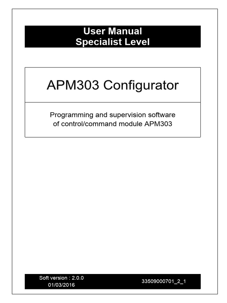 APM303 Configurator manual | Download Free PDF | Icon (Computing) | Window (Computing)