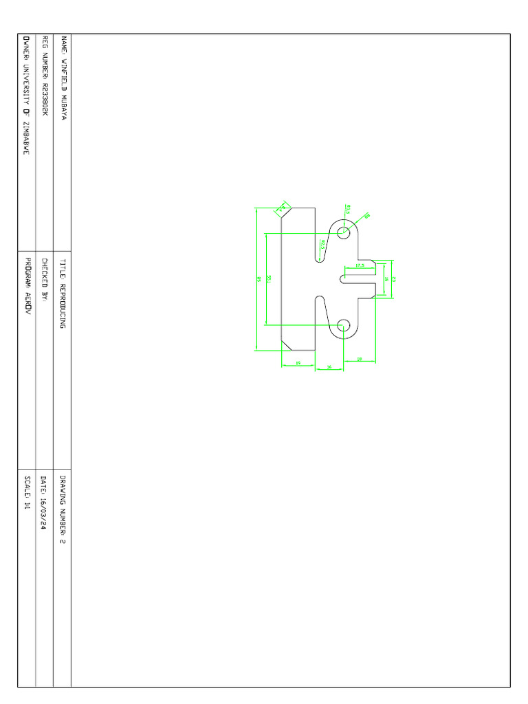 Mech102 - R233802K Winfield Mubaya Assignment 1 | PDF