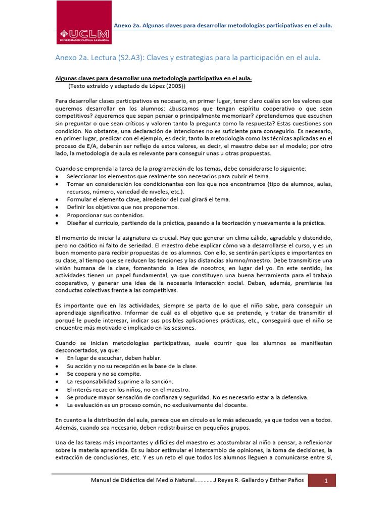 Anexo 2a Act S2.A3 - Estrategias Didácticas Particip v22 | PDF | Aprendizaje | Evaluación