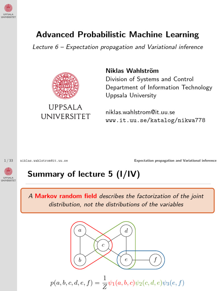 Lecture6 Handout | PDF | Quantitative Research | Statistics