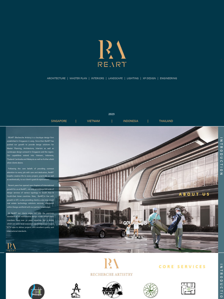 ReART Design Firm Overview 2023 | PDF | Disciplines | Urban Design