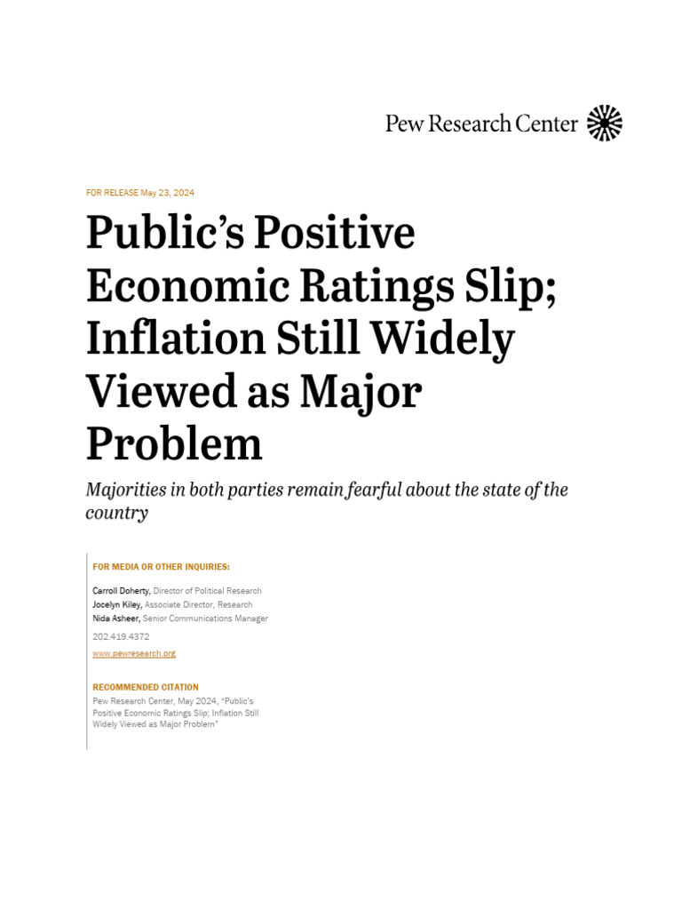 PP 2024.5.23 Economy-National-Problems REPORT | PDF | Sampling ...