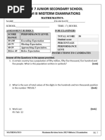 Mathematics - CBC Grade 8 End Term 2 Exams 2024 Set 1-1843 | PDF ...