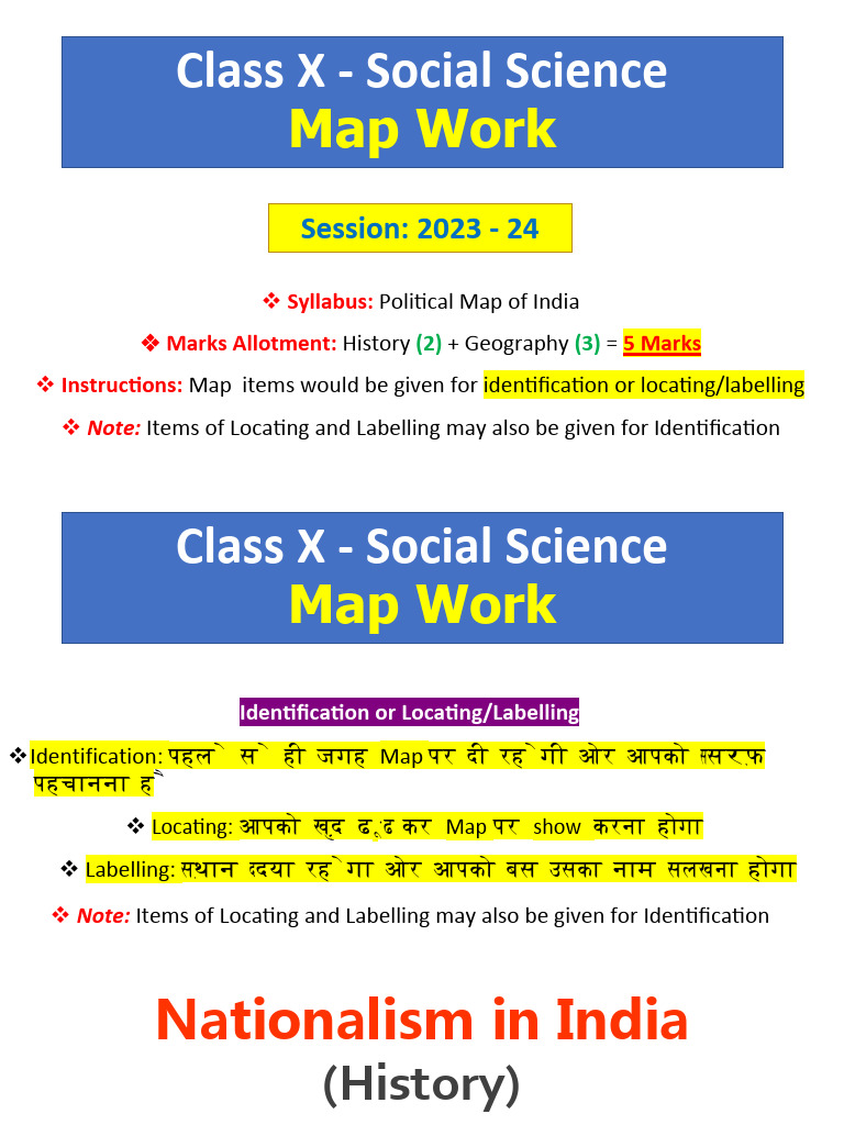 All Maps Class 10 - 2023-24 Via Ncerttutorials - Com & Ajet Sir | PDF ...
