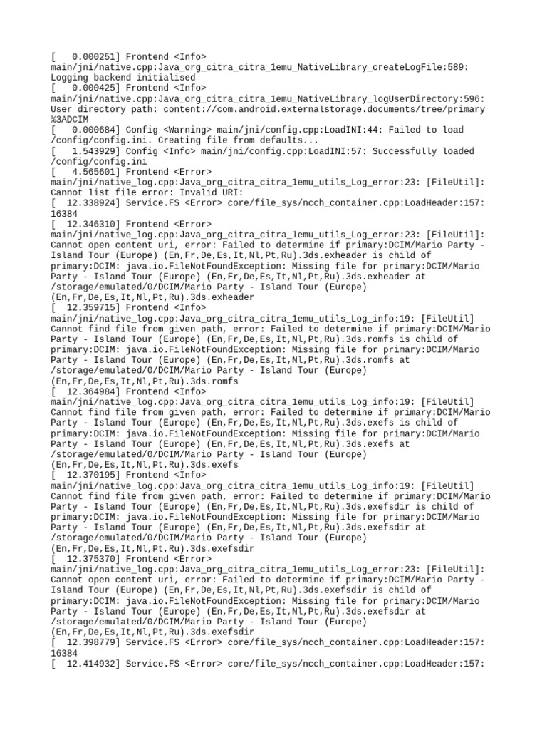 citra_log | PDF | Computer Data Storage | Software