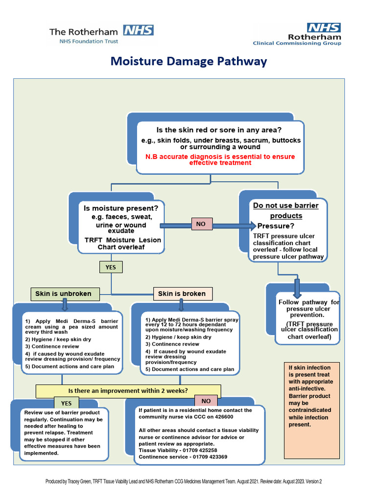 Moisture Damage Pathway 3 Page Document August 2021 | PDF | Wound ...