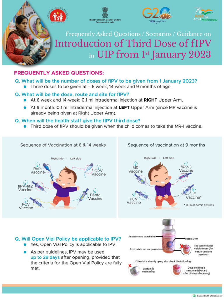 FAQ - fIPV 3rd Dose Leaflet-V6 | PDF