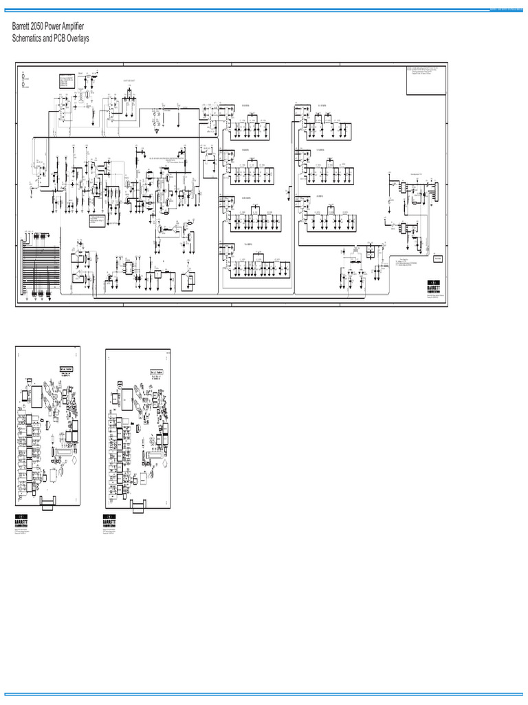 2050 PA Board Schematics and Overlays | PDF | Electronics ...