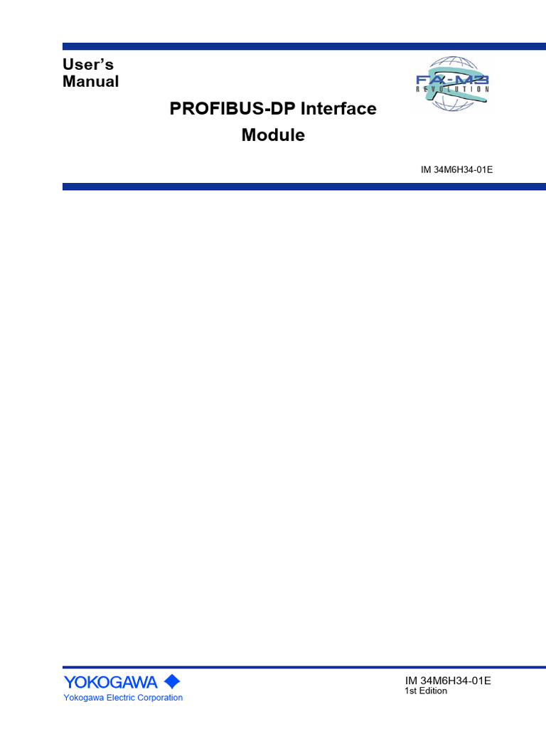 Yokogawa_Profibus DP Card | PDF | Programmable Logic Controller | Computer Network