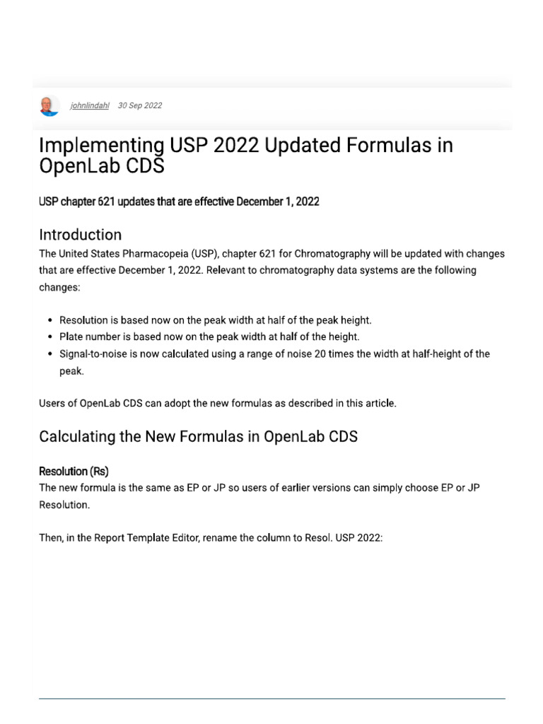 CDS USP 621 Document | PDF