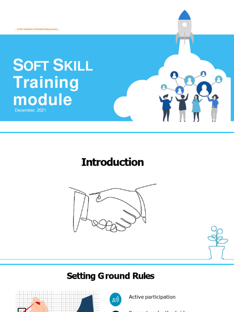 Dr. Sara Khamlich - Soft Skills Module | PDF | Harassment | Self Esteem