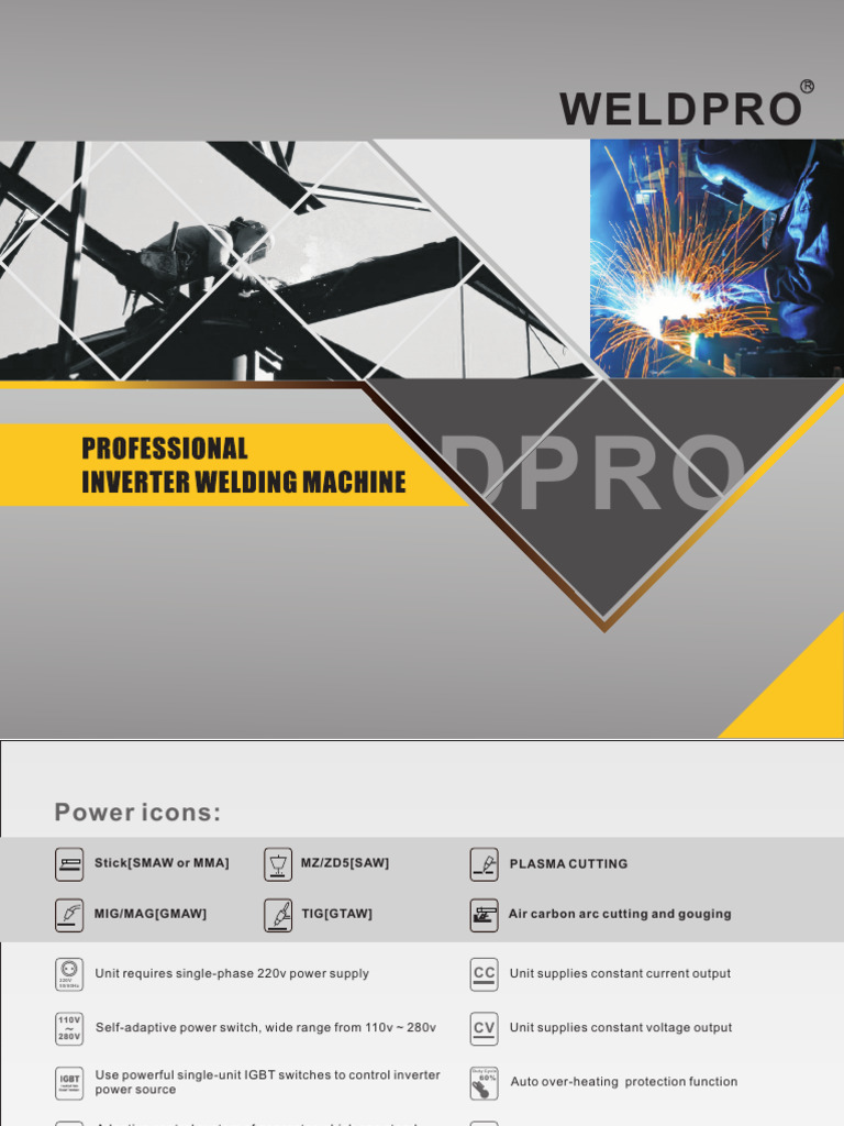 Welding Machine Catalogue | PDF | Welding | Construction