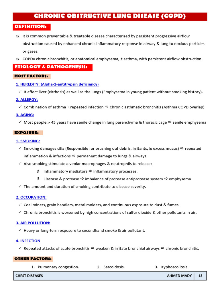 03 Copd | PDF | Chronic Obstructive Pulmonary Disease | Bronchitis