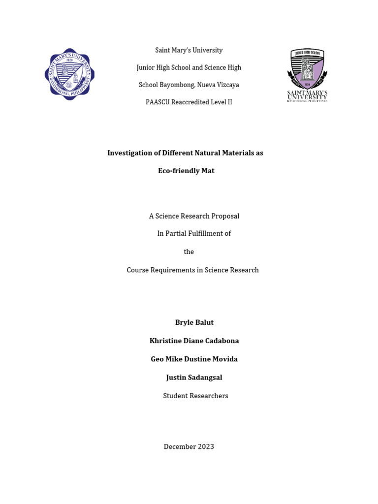 Sample Research - Template 5 | PDF | Polyvinyl Chloride | Antimicrobial
