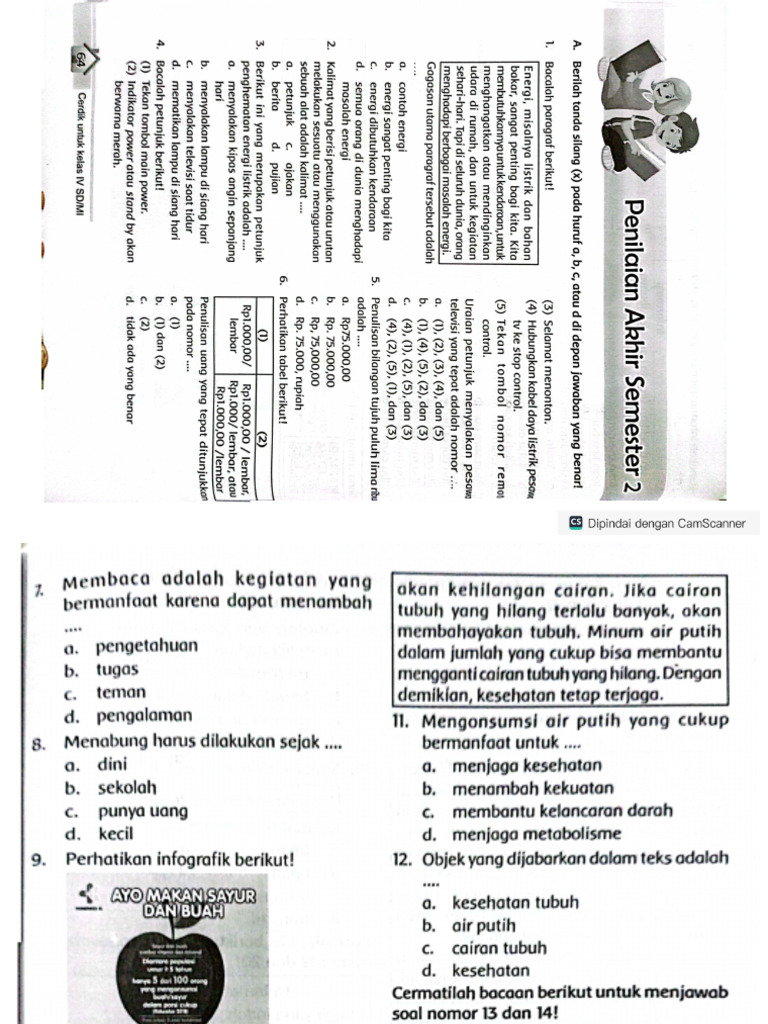 pas 2 bahasa indo klas 4 | PDF