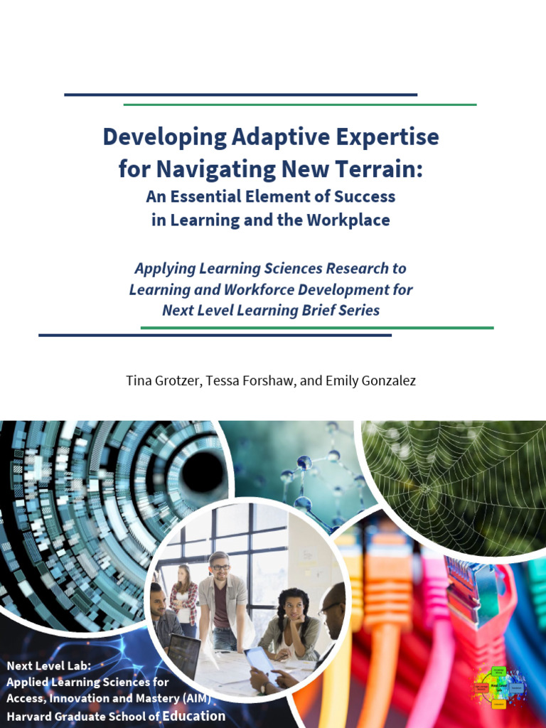 Developing Adaptive Expertise For Navigating New Terrain | PDF | Expert ...