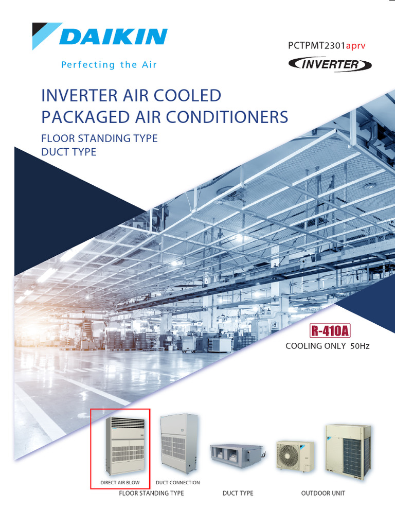 Daikin Floor Standing Duct Units Specs | PDF | Manufactured Goods ...