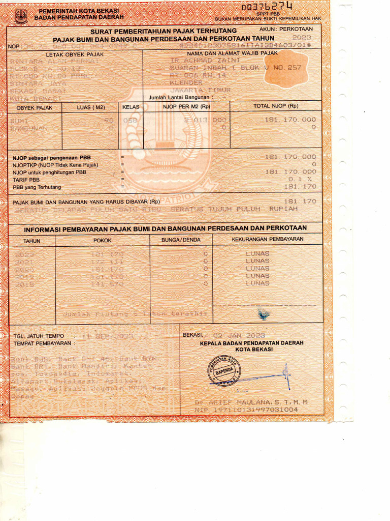 PBB 2023 - Bintara No. 13 | PDF