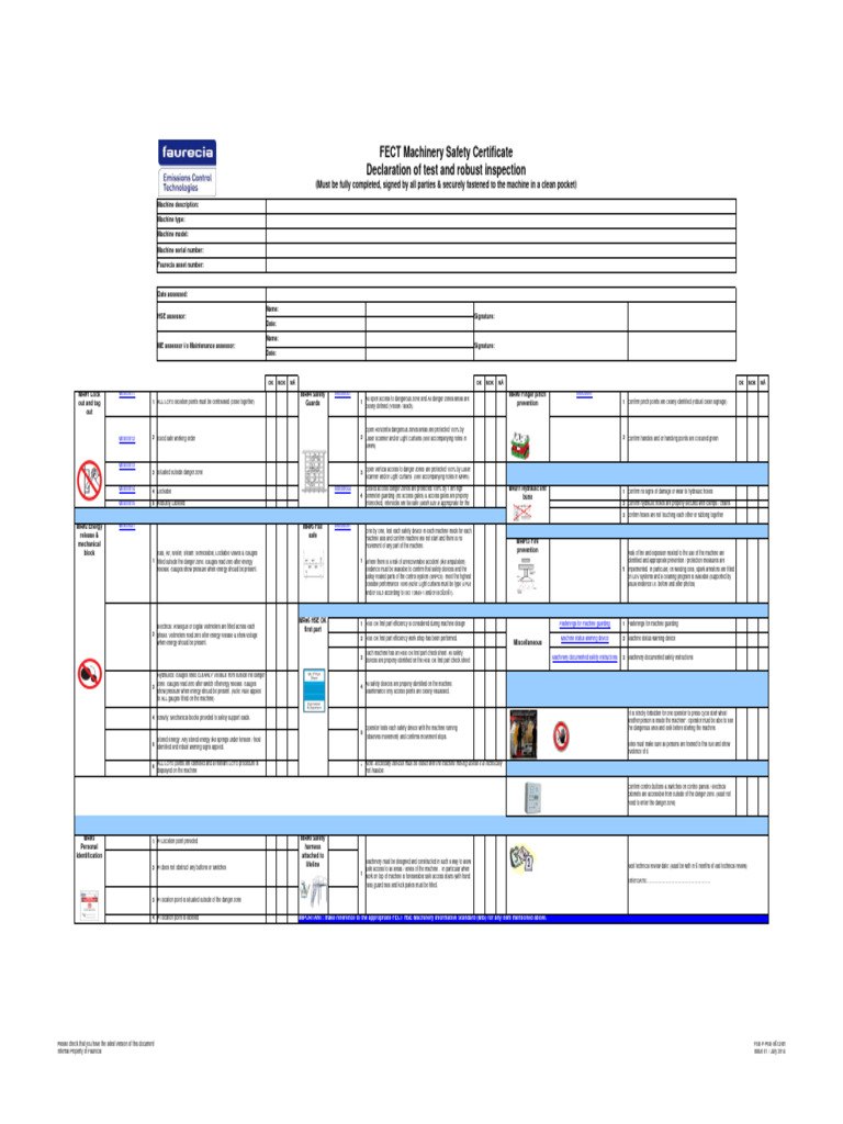 FSE Certificate for Machinery Safety | PDF | Machines | Switch