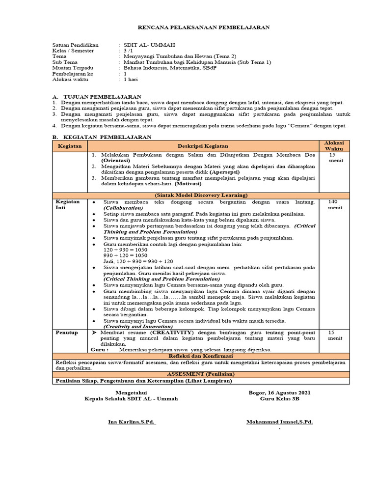 TEMA 2 Sub Tema1. Manfaat Tumbuhan Bagi Kehidupan Manusia | PDF