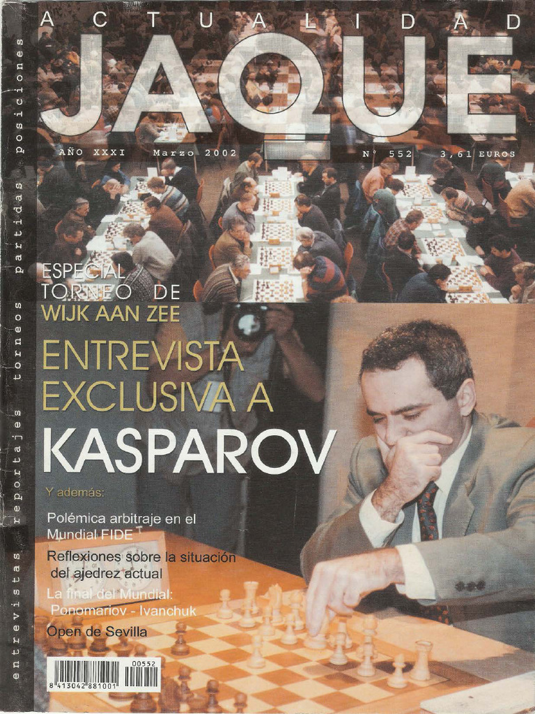 Revista Jaque no. 552 | Descargar gratis PDF | Olimpiadas de ajedrez | Campeones mundiales de ...
