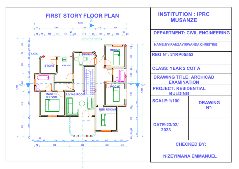 First Story Floor Plan | PDF