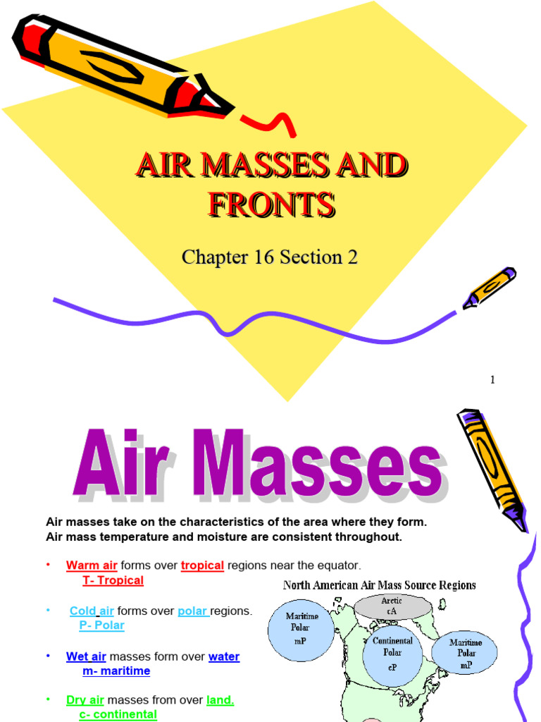 Air Masses and Fronts | PDF | Natural Hazards | Atmosphere