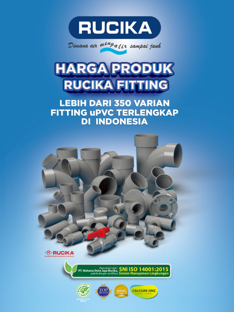Daftar Harga Rucika Fitting UPVC | PDF