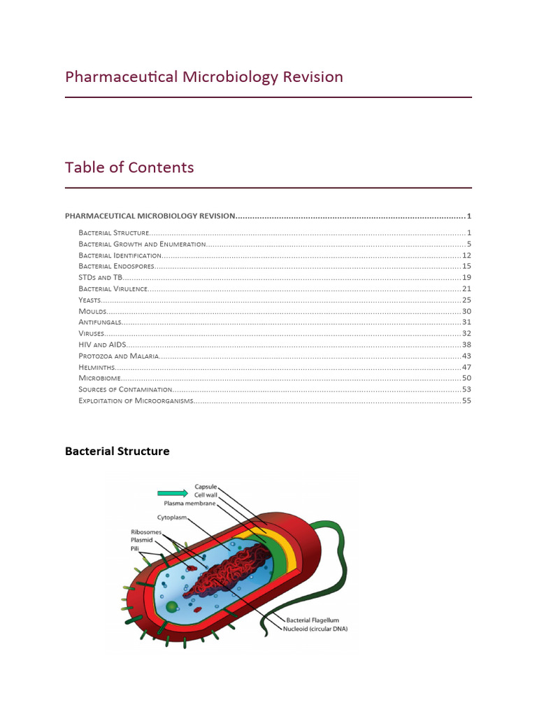 Pharmaceutical Microbiology | PDF | Bacteria | Cell (Biology)