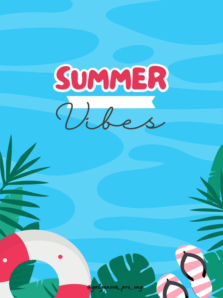 Summer Vocabulary and Activities Guide | PDF