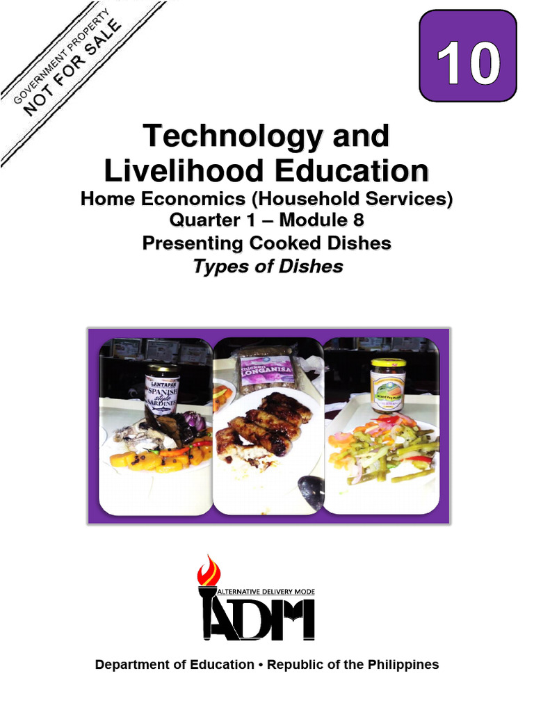 HE-HS10_Q1_Mod8_Presenting-Cooked-Dishes-Type-of-Dishes_Version3 | PDF | Soup | Cooking