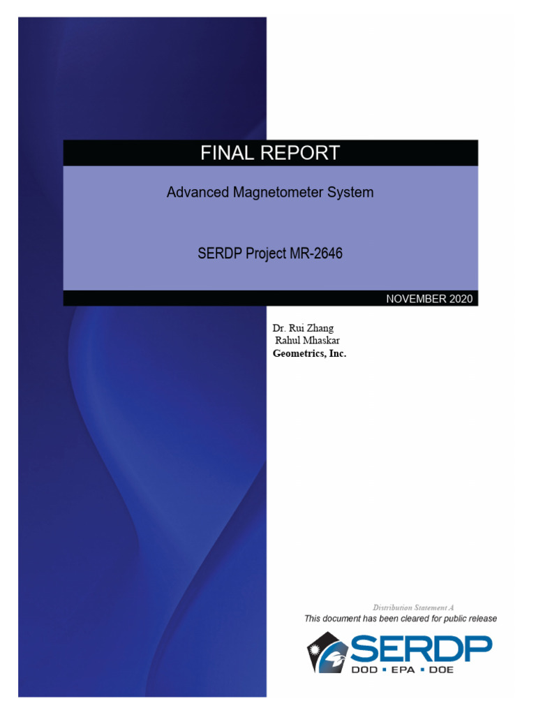 MFAM magnetometer | PDF | Magnetometer | Resonance
