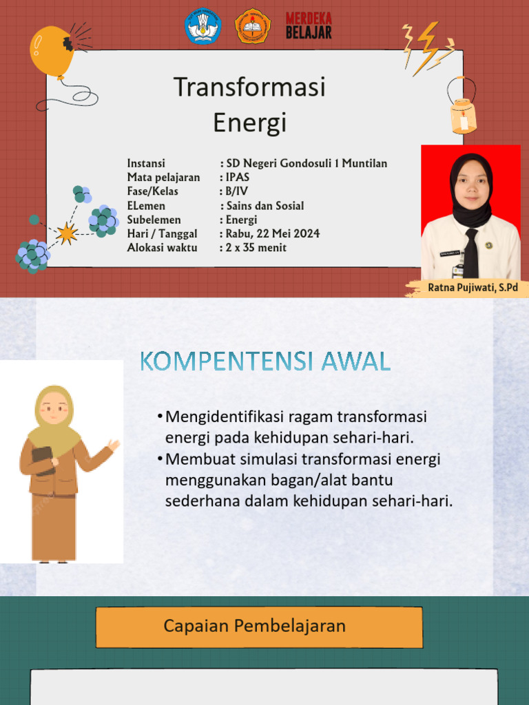 TRANSFORMASI ENERGI - Ratna Pujiwati | PDF