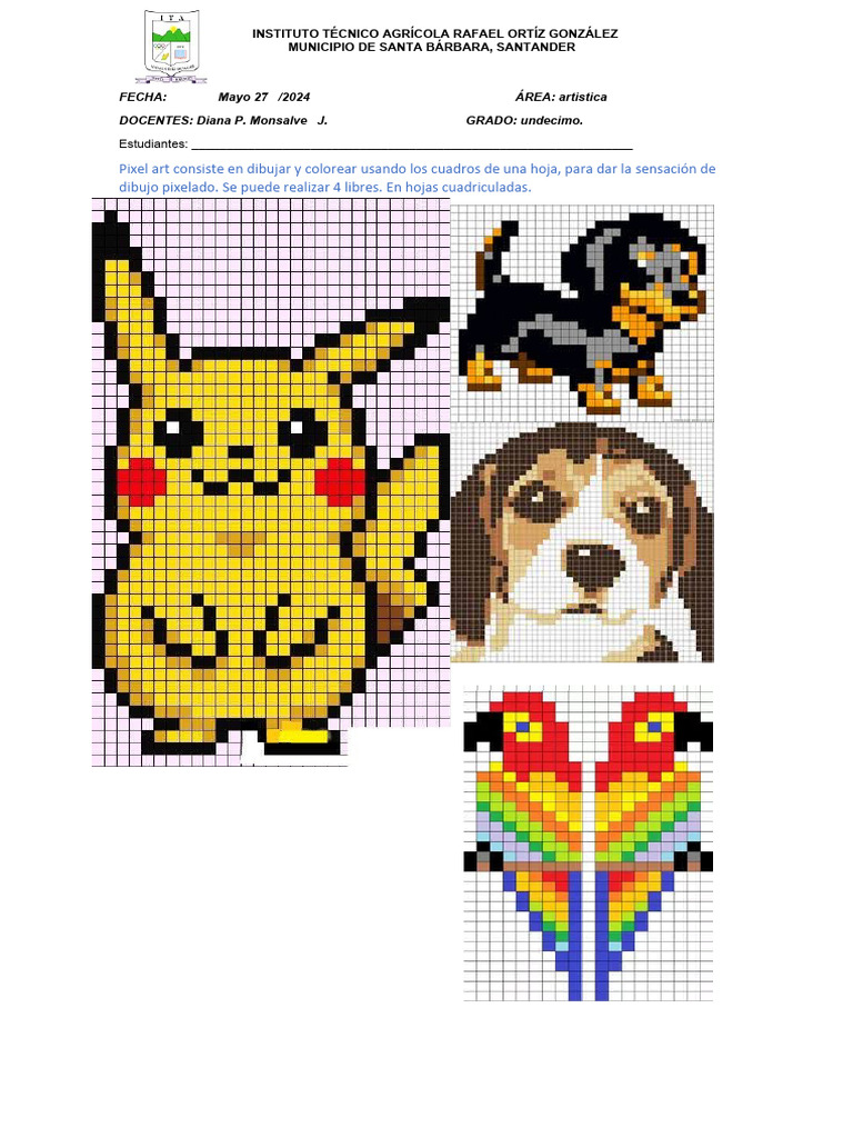 Pixel Art Guia 1 11° | PDF