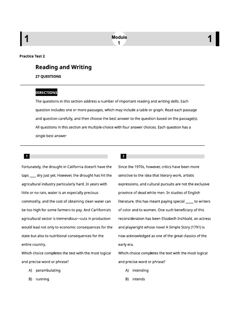 Practice Test 2 | PDF